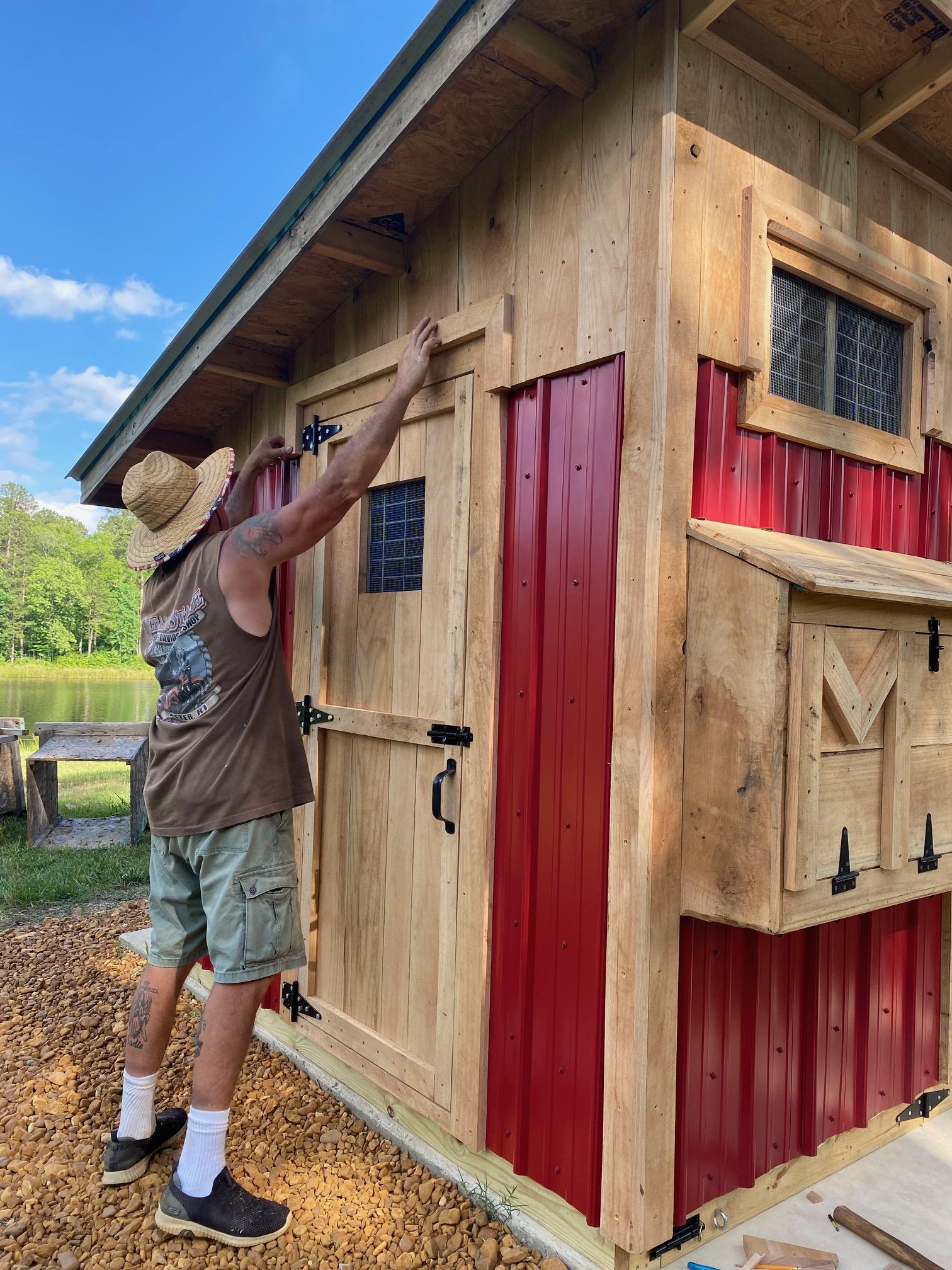 Building a Chicken Coop from Trees - Backyard Poultry